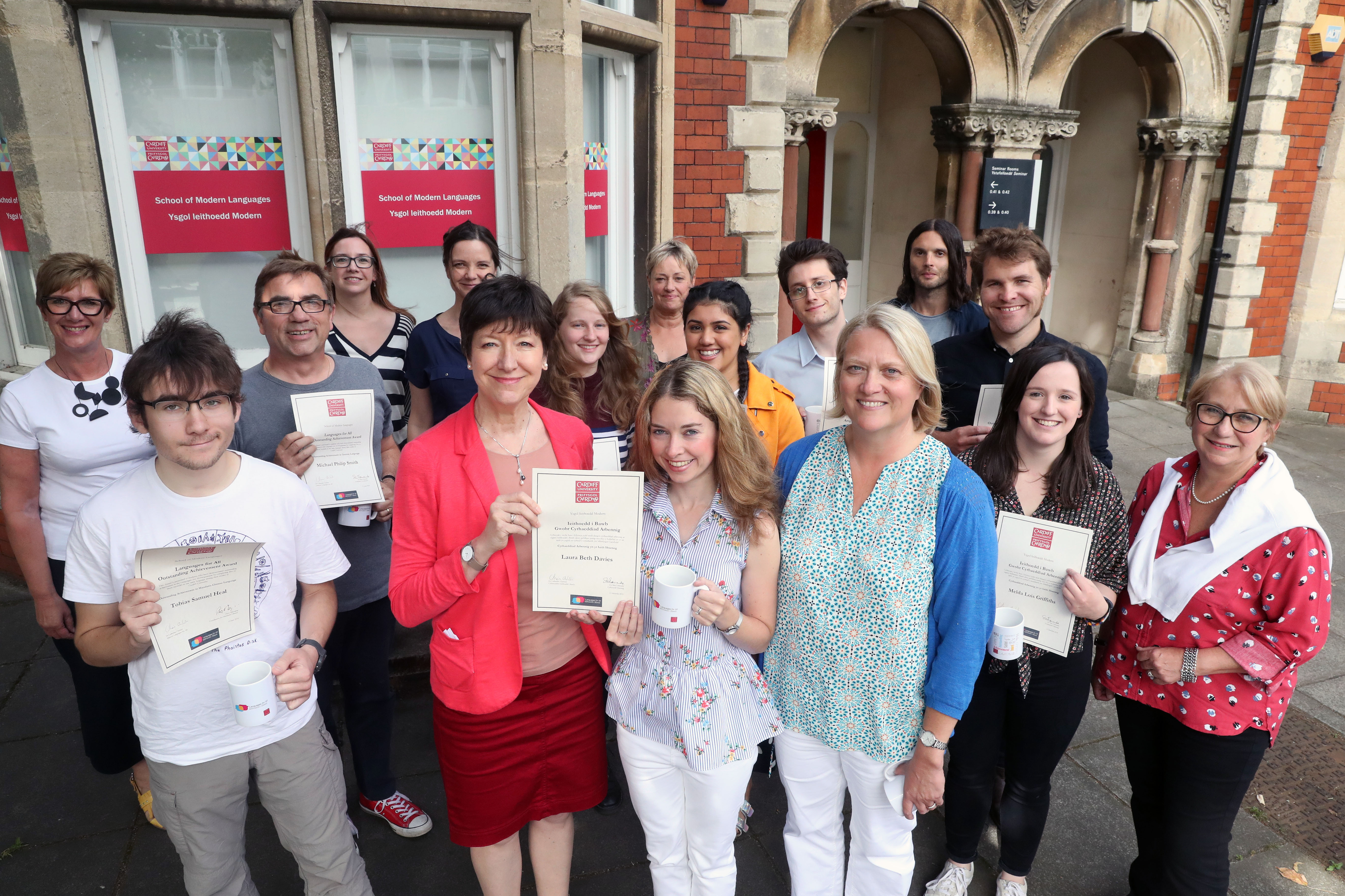 Students commended for commitment to languages - News - Cardiff University